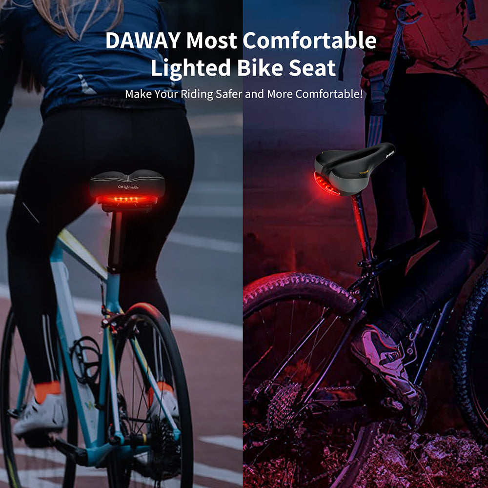 Bike Seat with Light – DAWAY Bike Seat